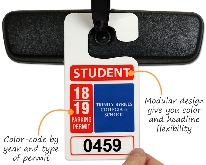 Big Foot Parking Permits Jumbo Size Hang Tags