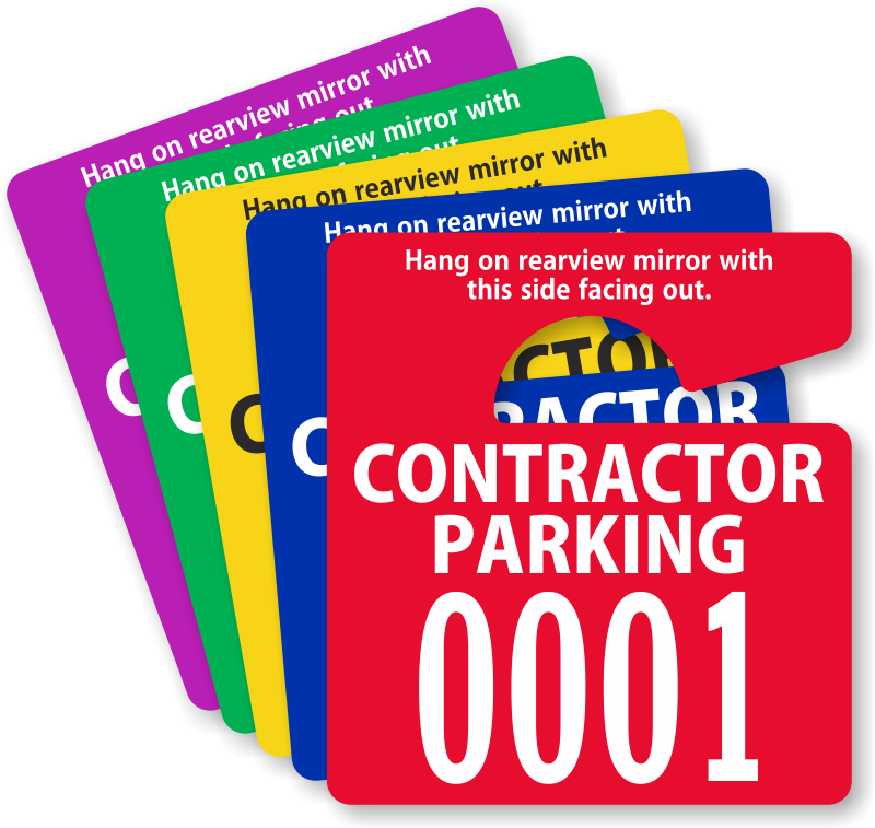 Contractor Parking Passes - Contractor Parking Permits