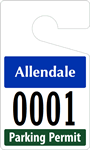 Custom Parking Tag Designs – 5” x 3”