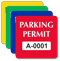 In-Stock Parking Decals – Order Prenumbered